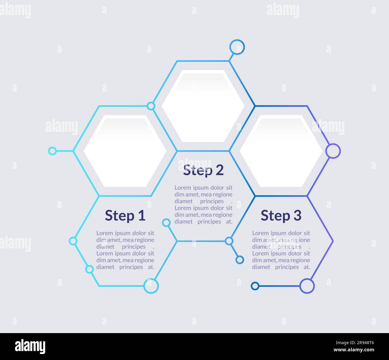 Blue creative infographic chart design template Stock Vector Image ...