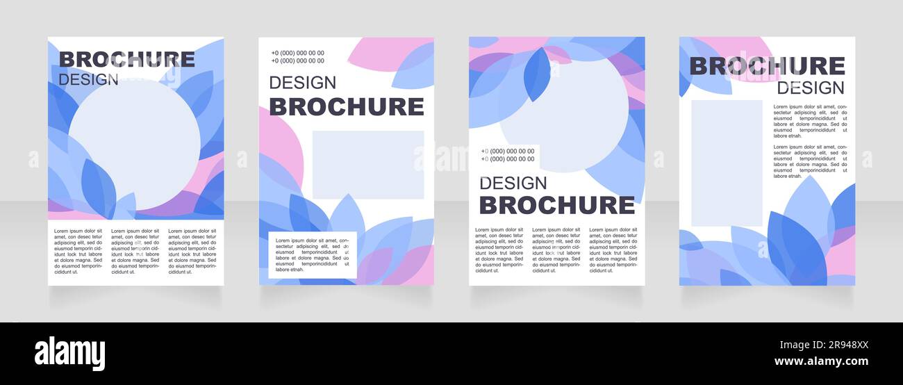 Fancy nature blank brochure layout design Stock Vector Image & Art - Alamy