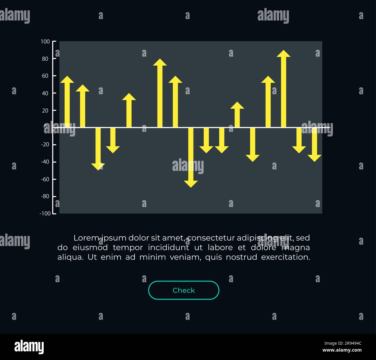 Waterfall diagram UI element template. Editable isolated vector ... Waterfall diagram UI element template. Editable isolated vector ...
