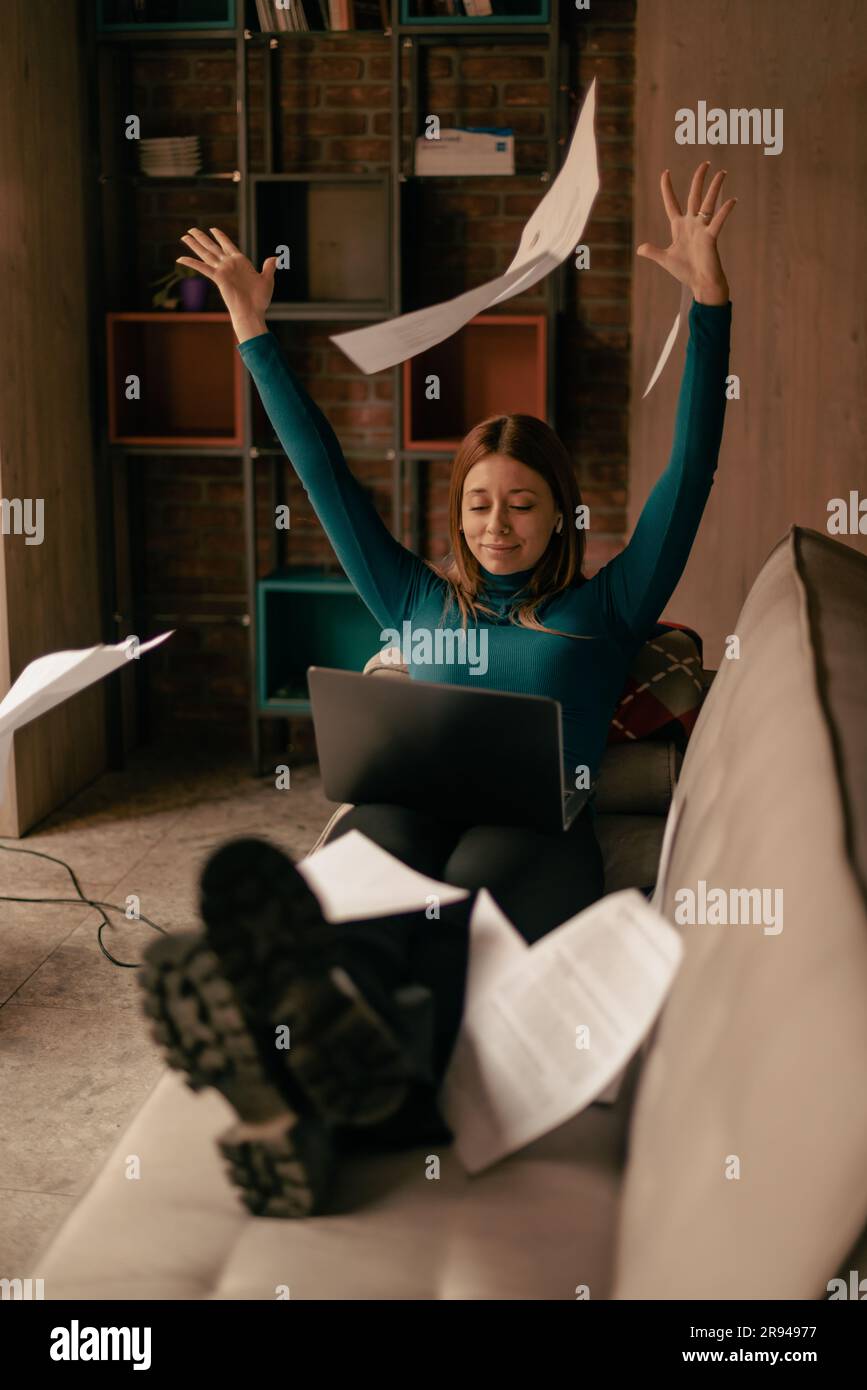 Successfully finished exam hi-res stock photography and images - Alamy