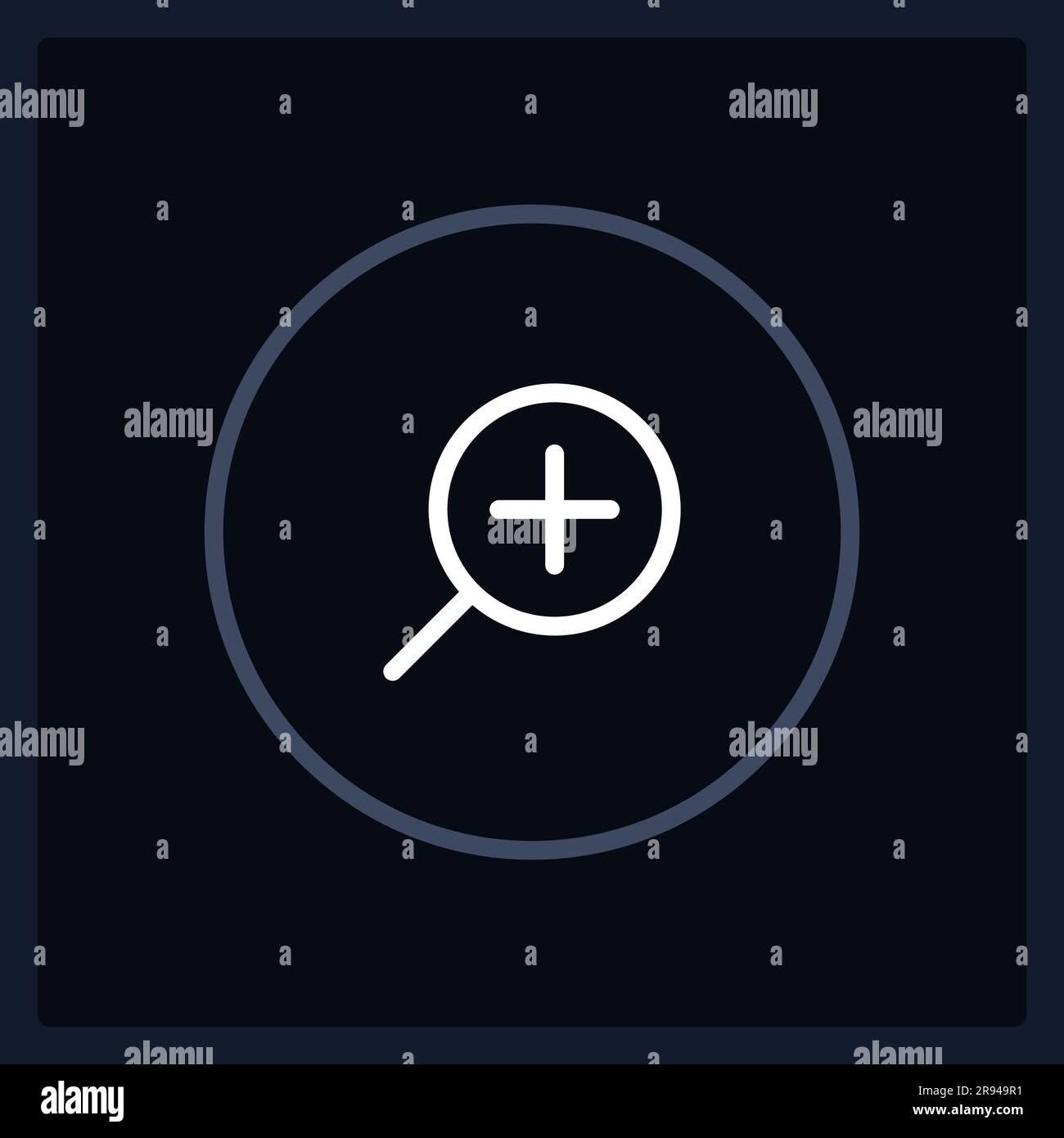 Normal zoom in button state UI element template Stock Vector Image & Art - Alamy