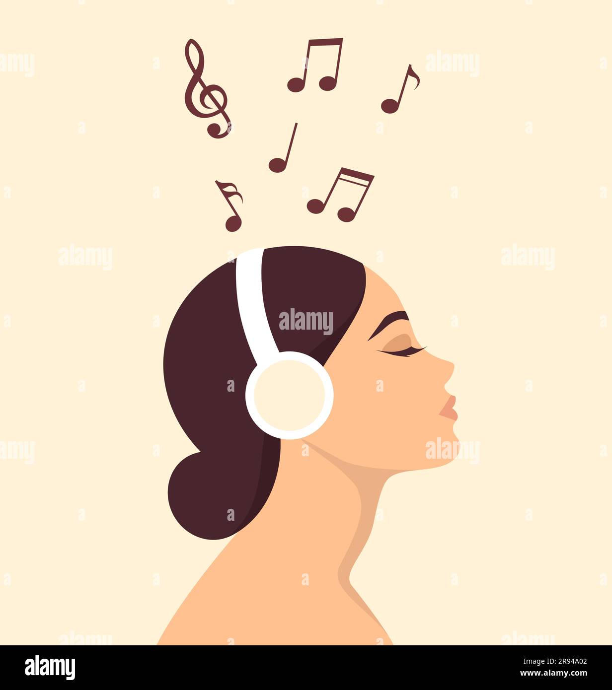 Headphones Vector Side