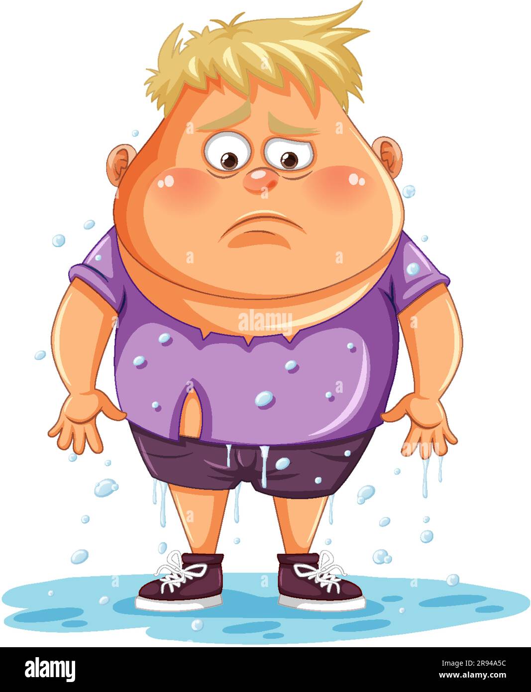 Artistic drawing illustration sad man Stock Vector Images - Alamy