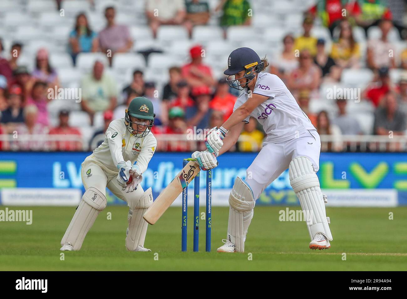 Nat Sciver-Brunt of England is caught out by Alyssa Healy of Australia ...