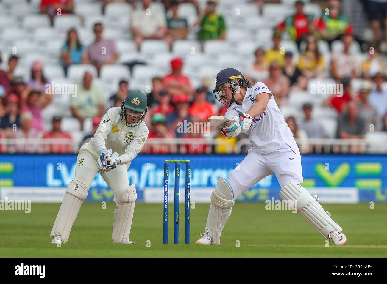 Nat Sciver-Brunt of England is caught out by Alyssa Healy of Australia ...