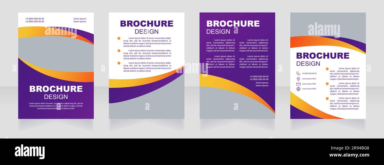 Health treatment blank brochure design Stock Vector Image & Art - Alamy