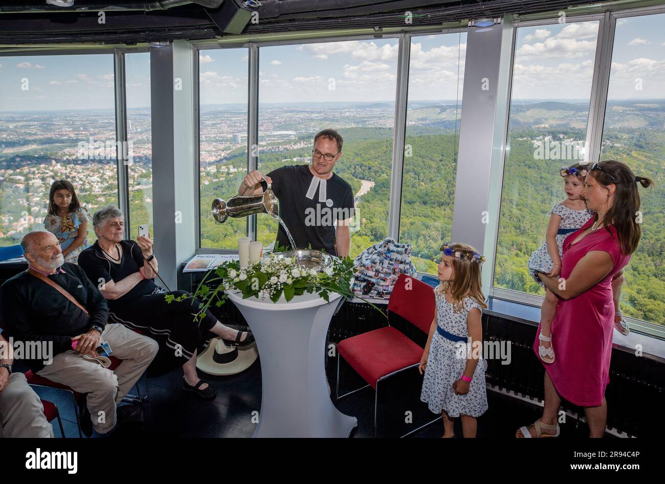 Stuttgart, Germany. 24th June, 2023. Pastor Michel Krimmer of the ...