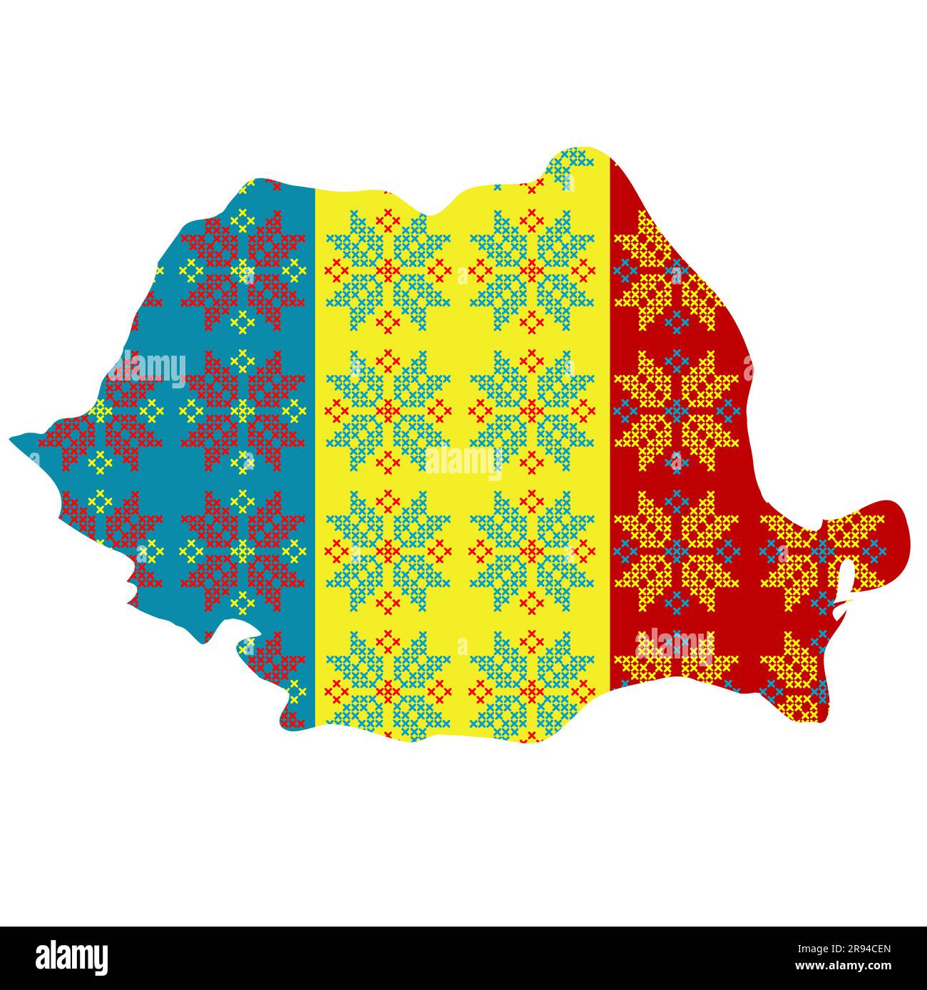 Outline romania map Stock Vector Images - Alamy