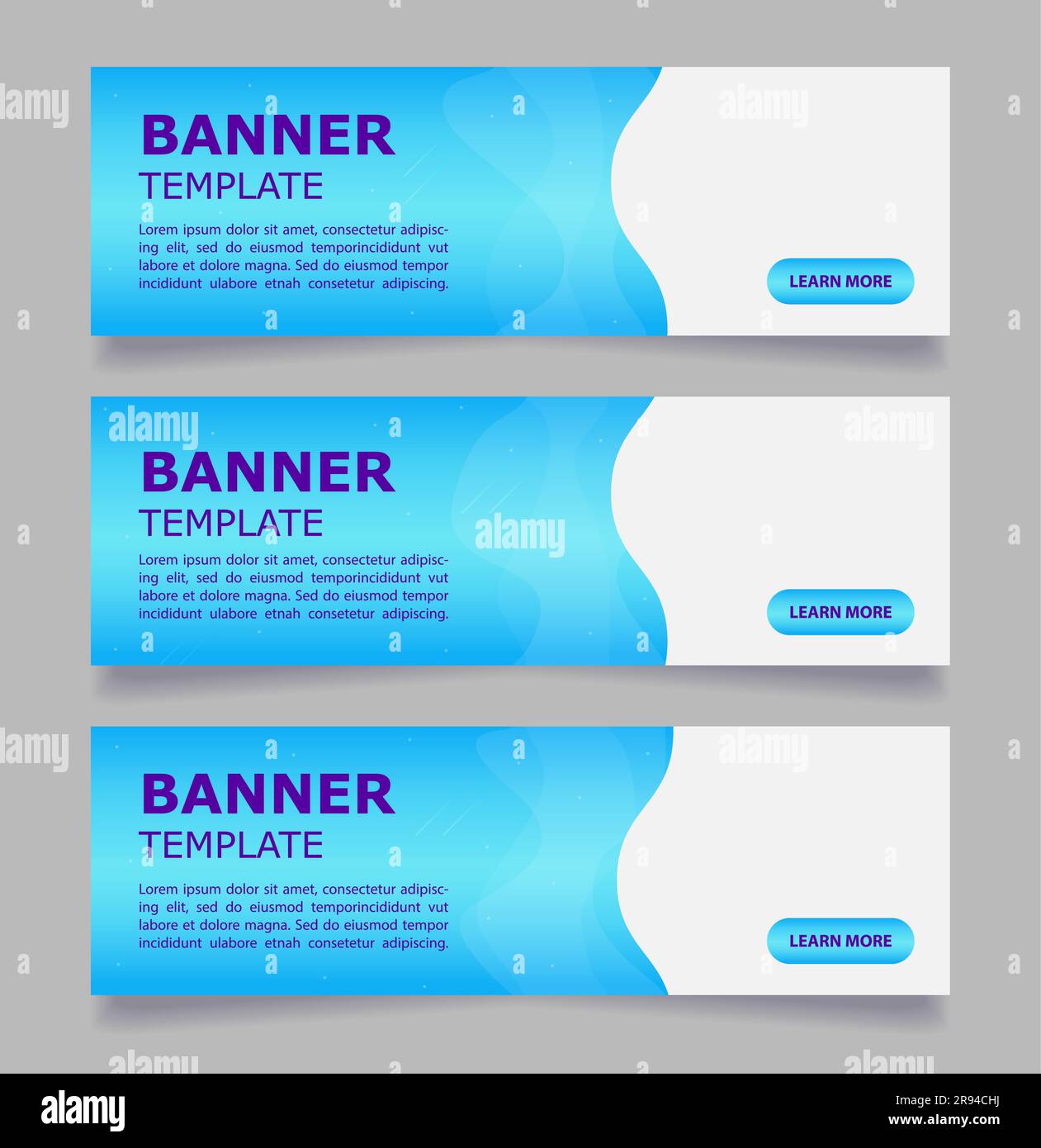Retail expansion manager web banner design template Stock Vector Image ...