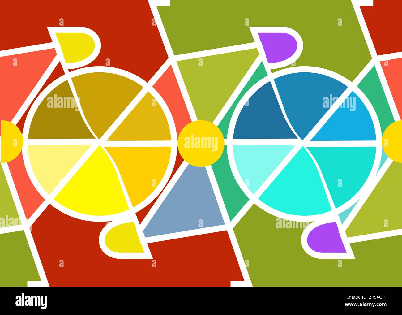 road bike contemporary abstract style cycling vector illustration Stock ...