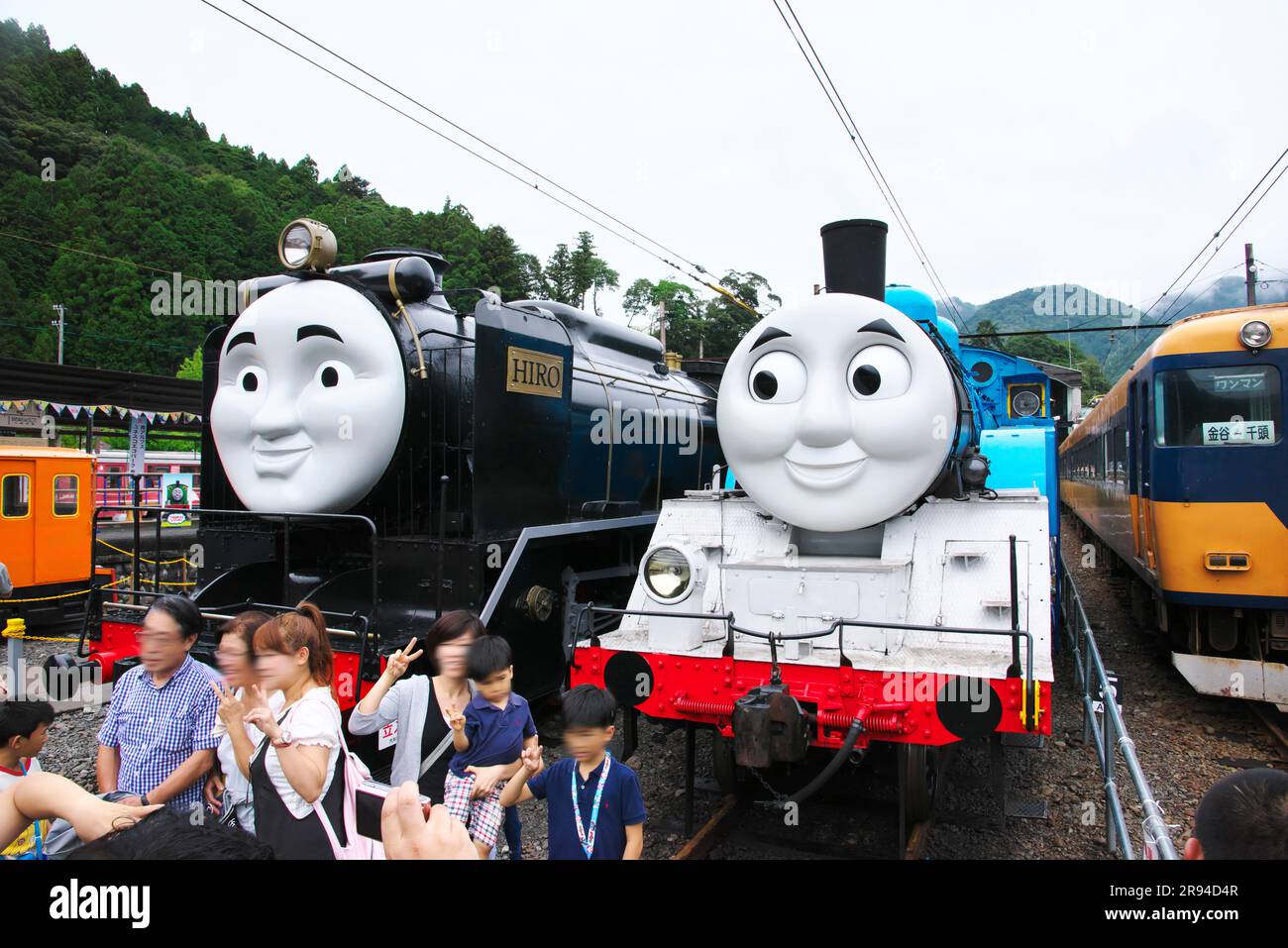 Hiro and Thomas at the Thomas Fair Stock Photo - Alamy