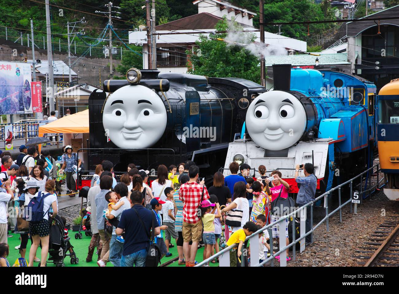 Hiro and Thomas at the Thomas Fair Stock Photo - Alamy