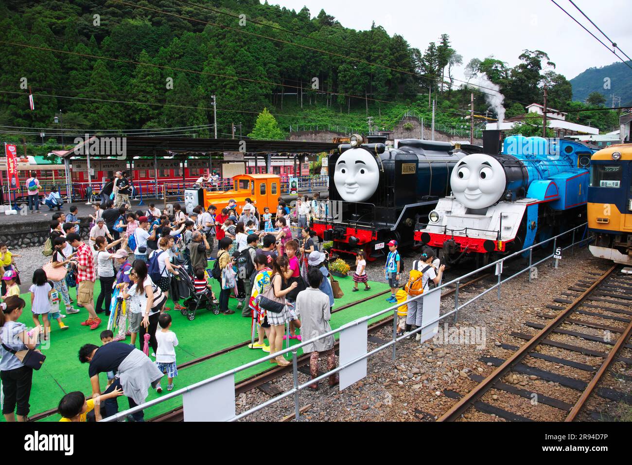 Hiro and Thomas at the Thomas Fair Stock Photo - Alamy
