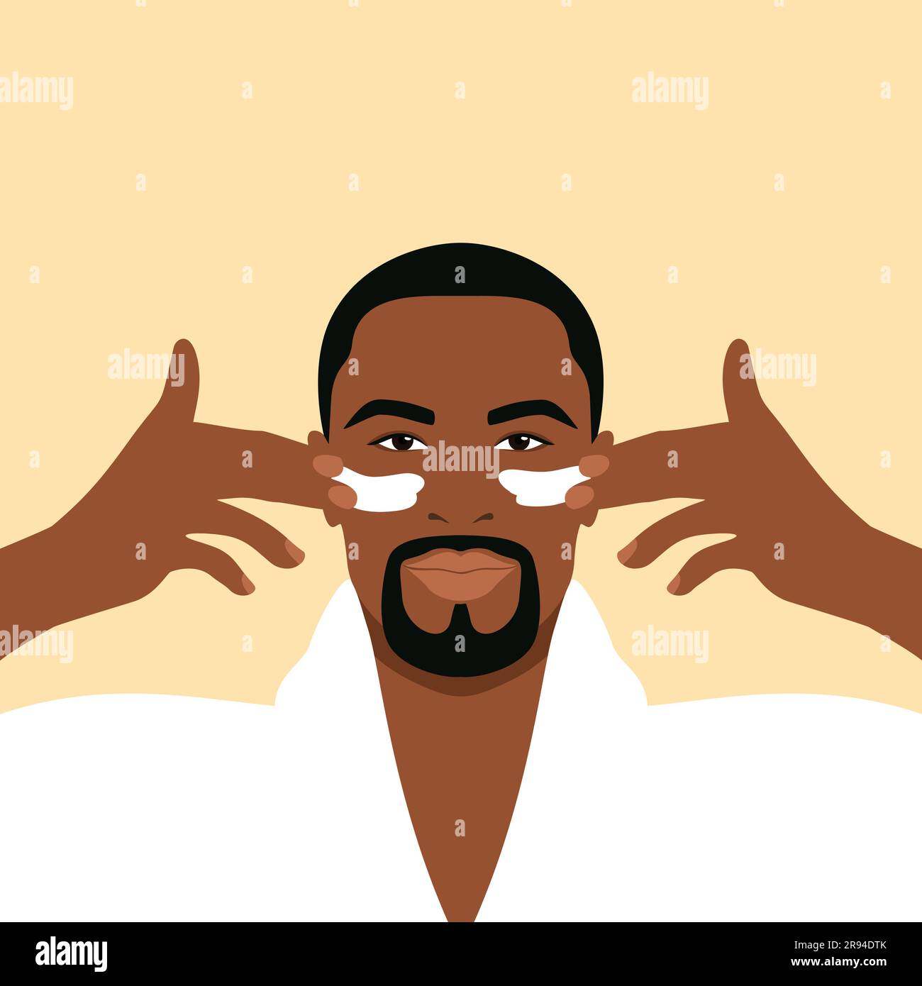 Man face cream cosmetics Stock Vector Images - Alamy