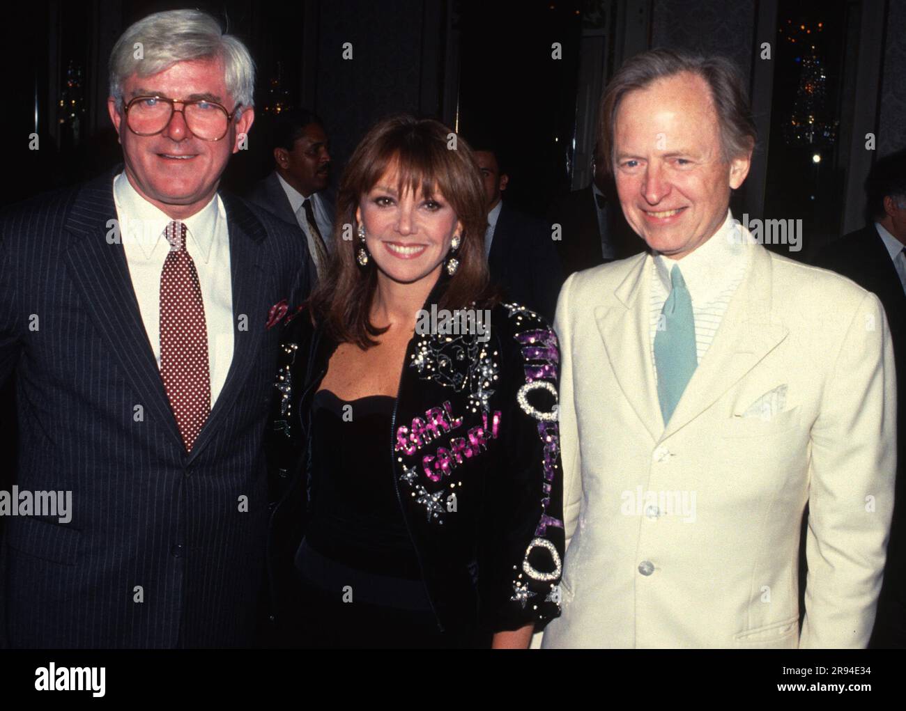 1981 Marlo Thomas Phil Donahue Tom Wolf John Barrett/PHOTOlink Stock ...