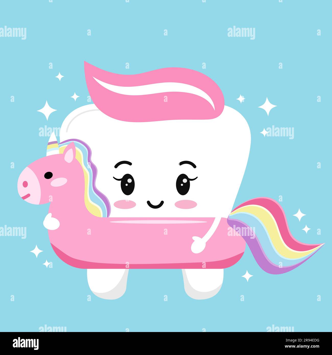 Unicorn pool float Stock Vector Images - Alamy