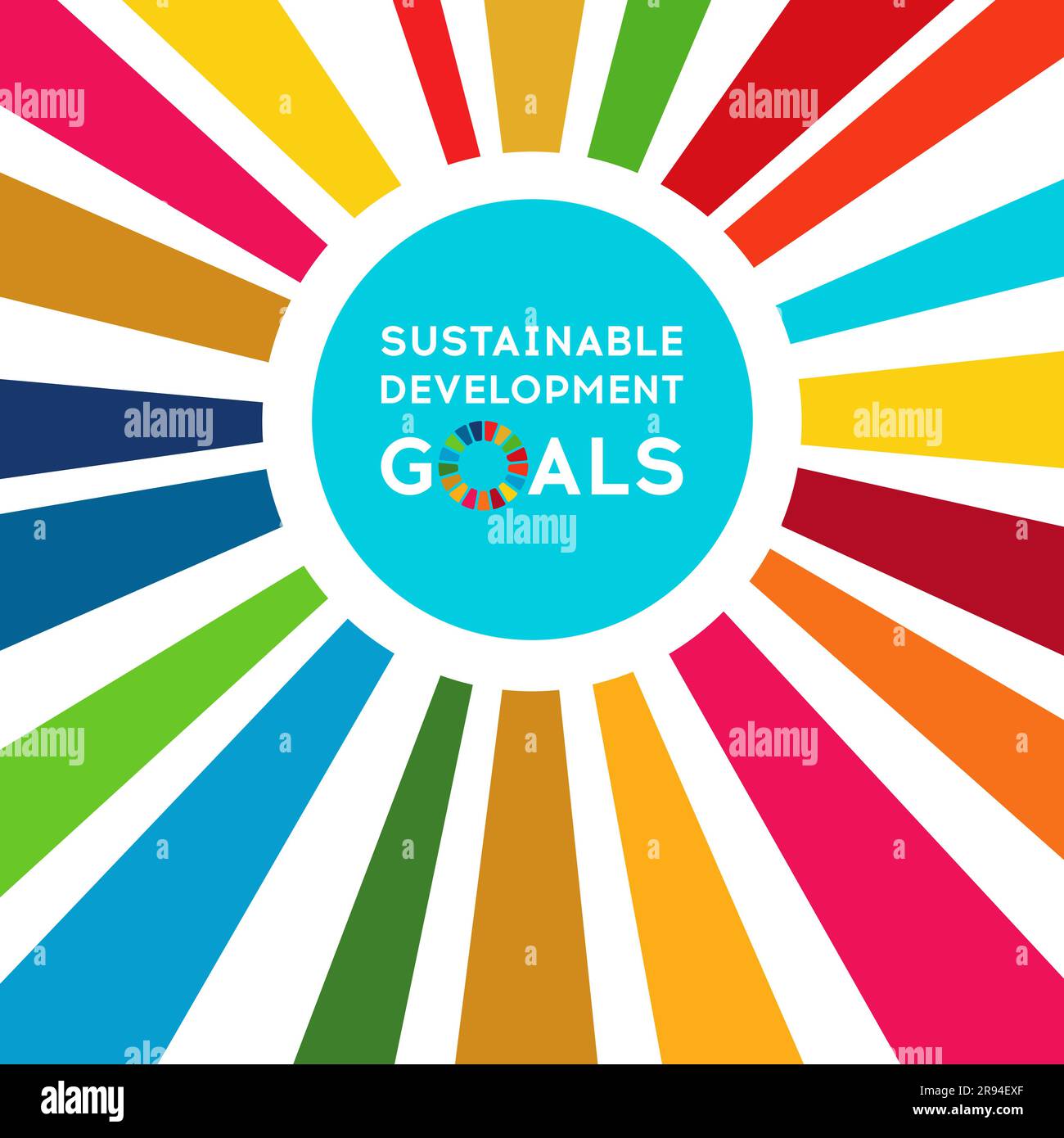 Sustainable Development Global Goals. Abstract Brochure design. Vector ...
