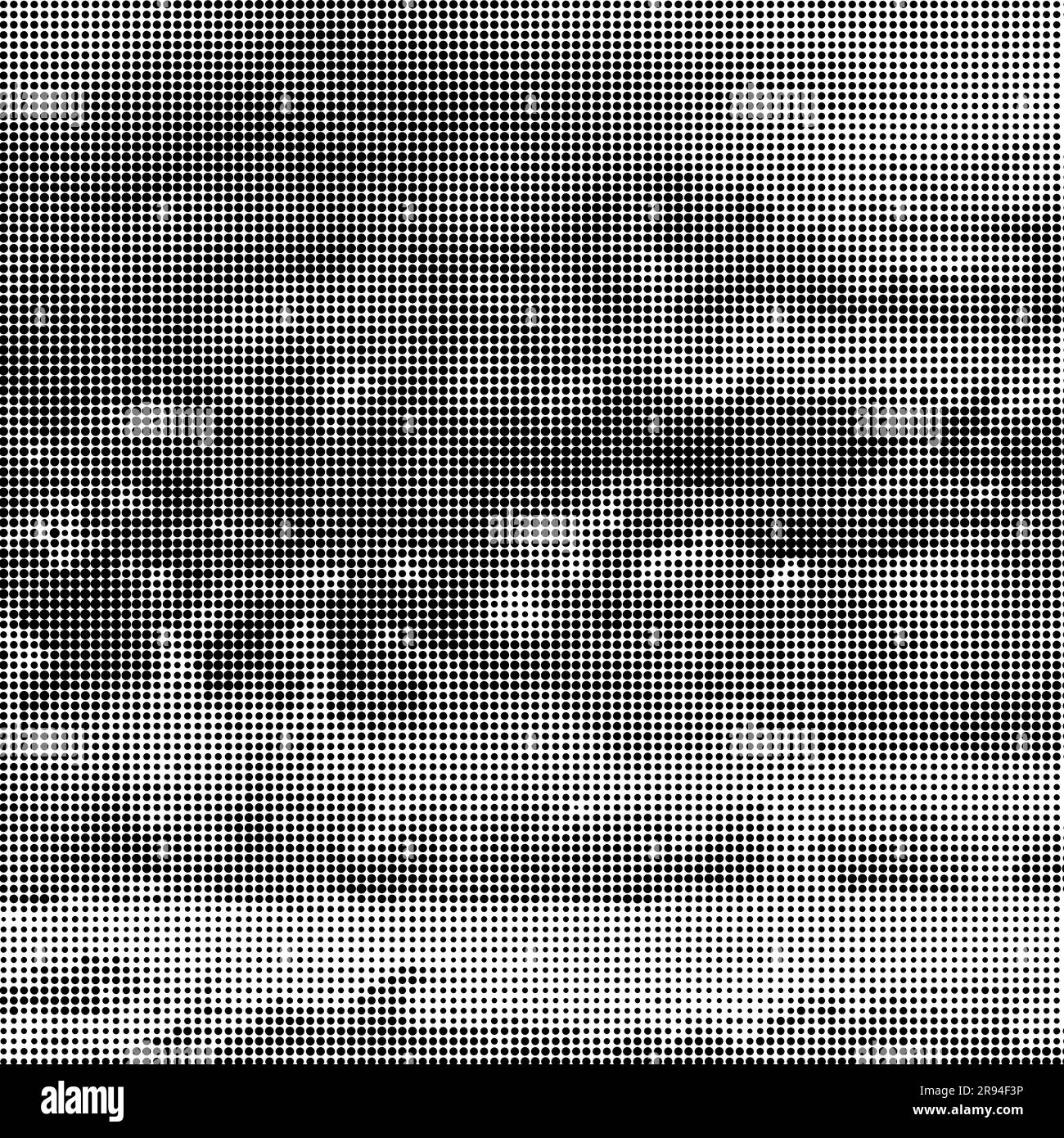 Vector Halftone Pattern. Set of Dots. Dotted Texture on White ...