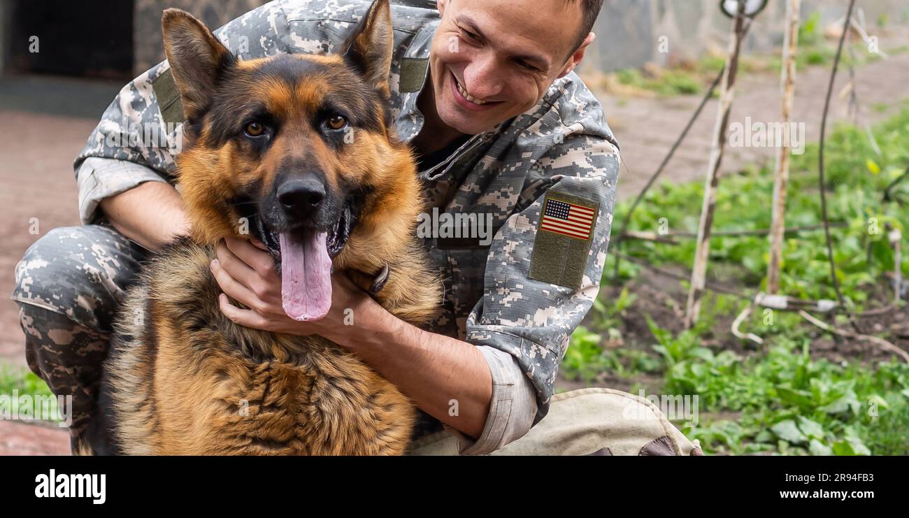 Soldier Coming Home To Dog