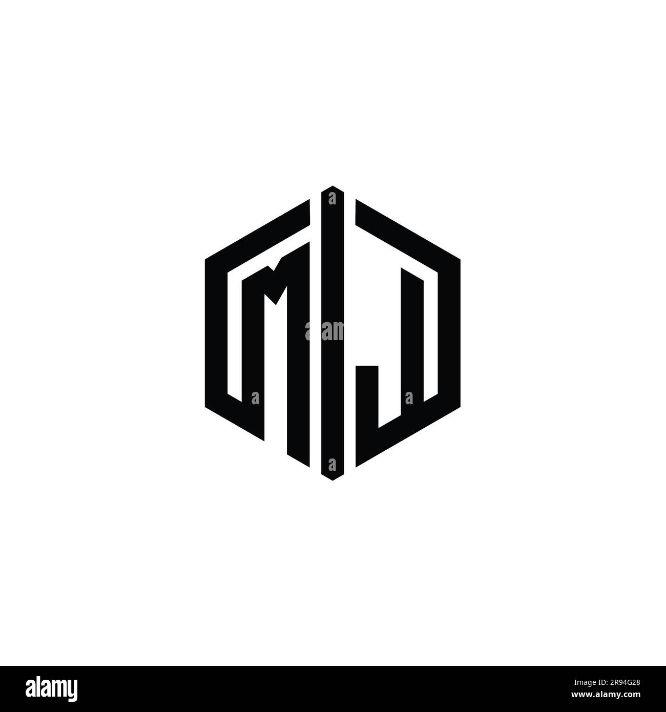 Mj letter design hi-res stock photography and images - Alamy