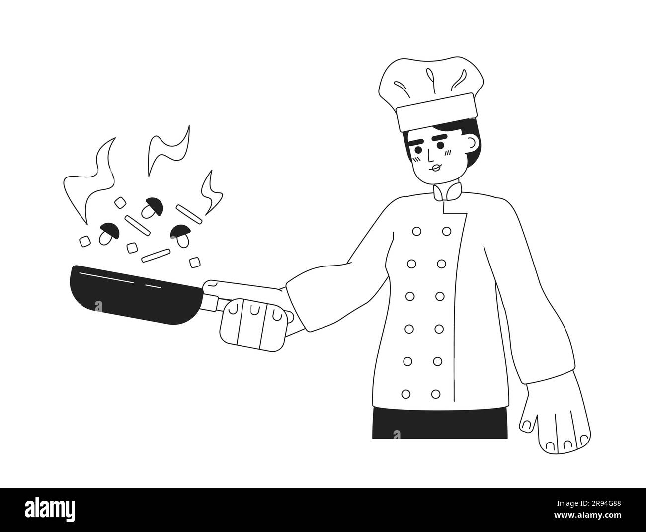 Female Chef Clipart Black And White Car