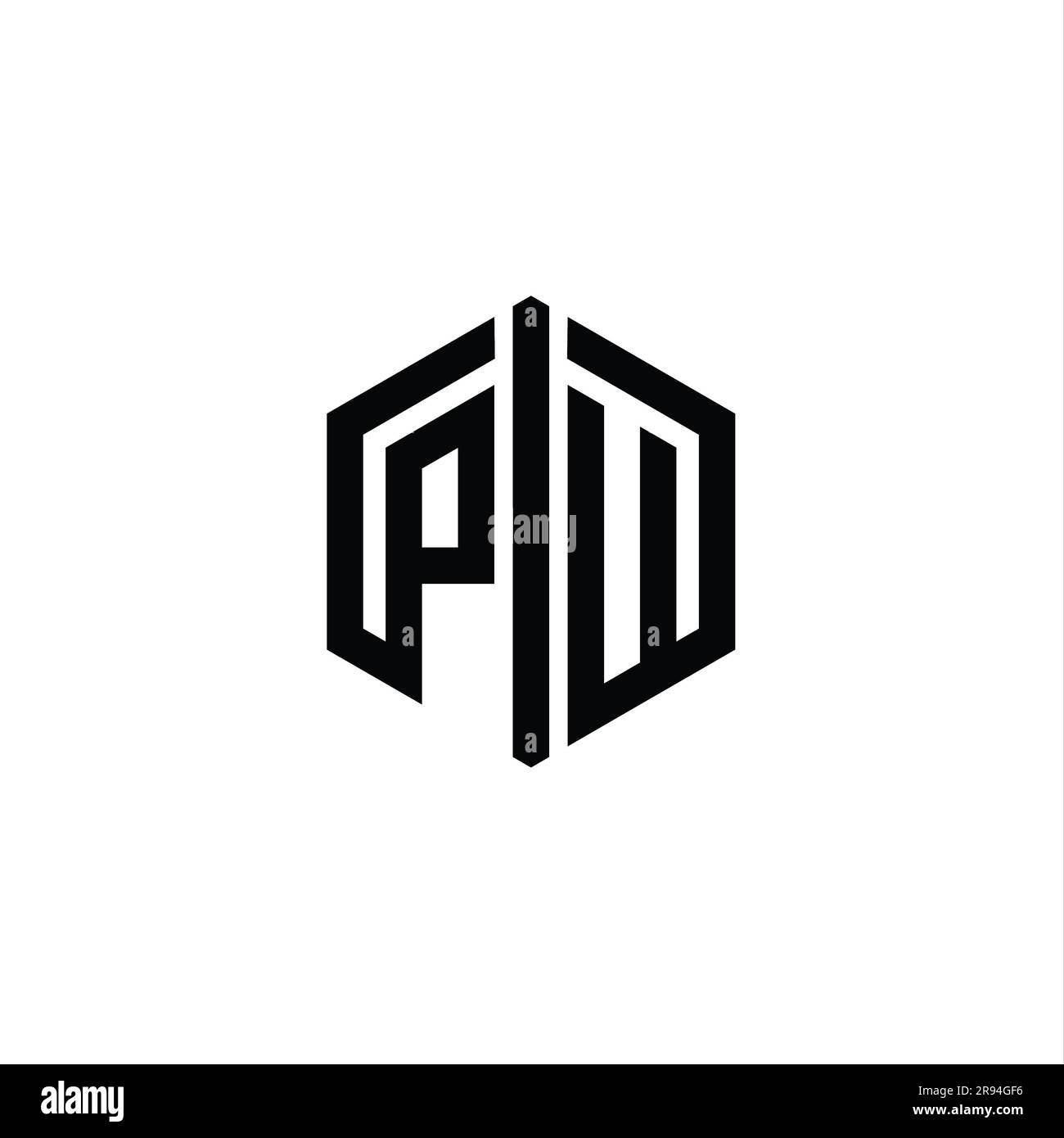 Pu modern logo hi-res stock photography and images - Alamy
