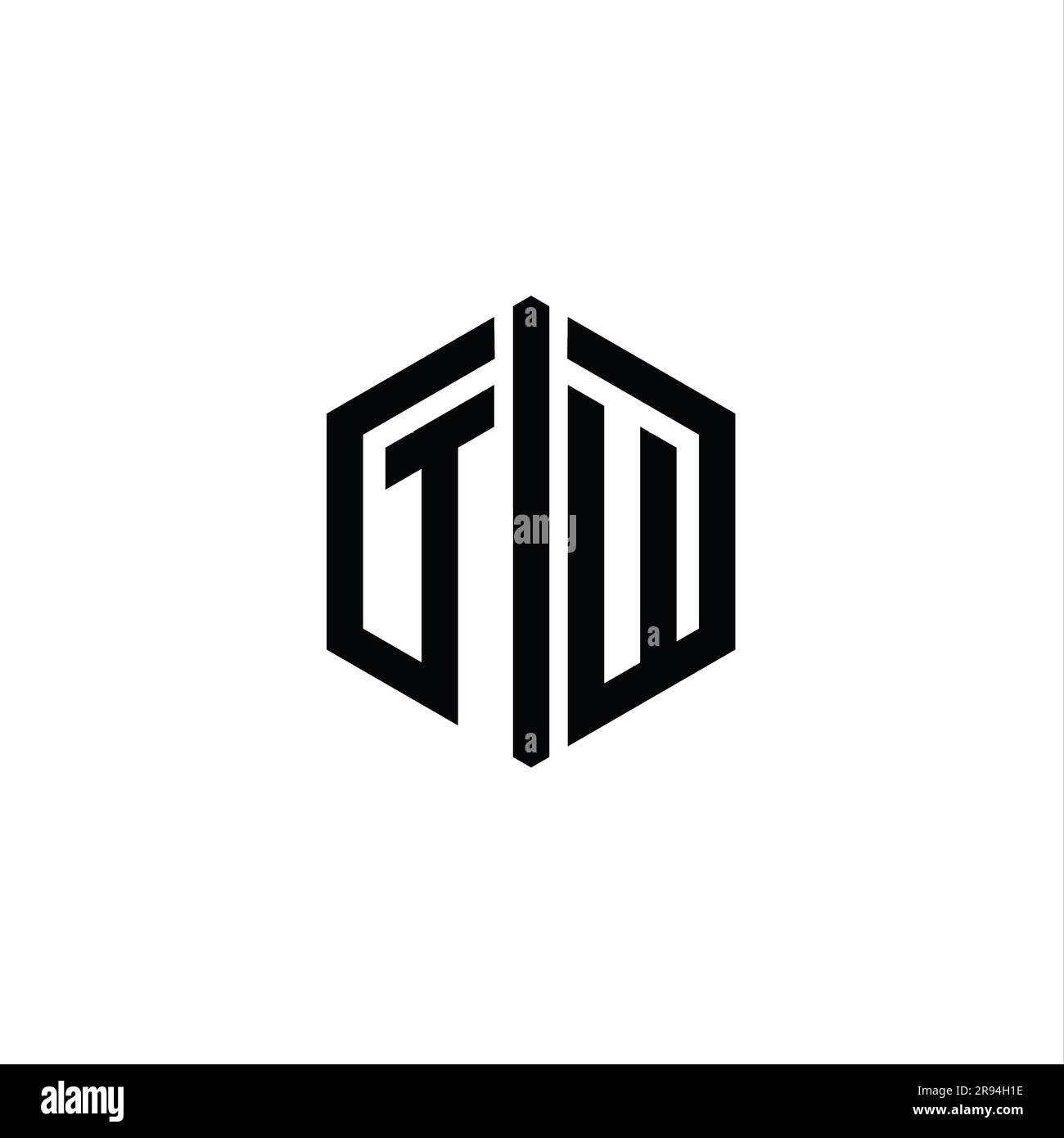 Tu modern logo hi-res stock photography and images - Alamy