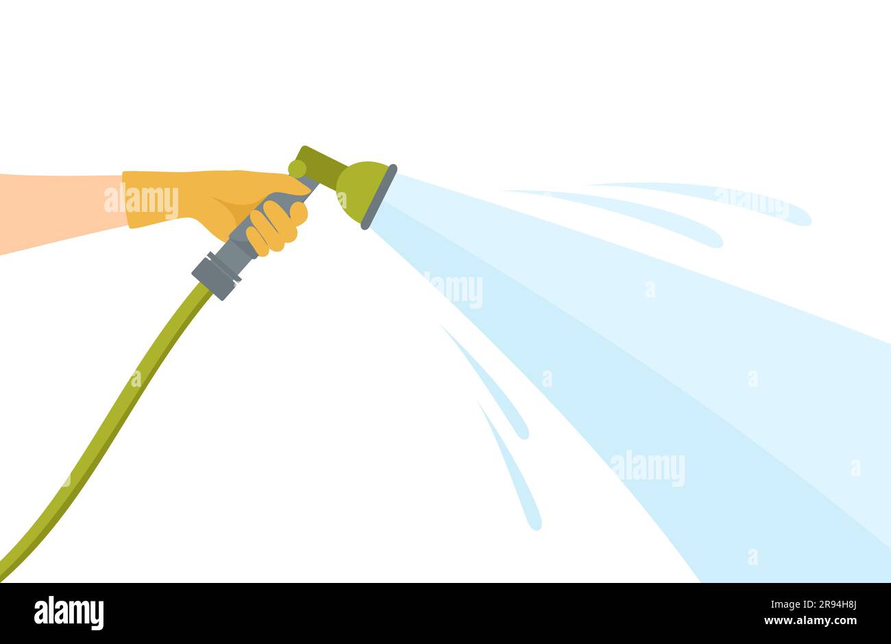 Stream Of Water From Hose