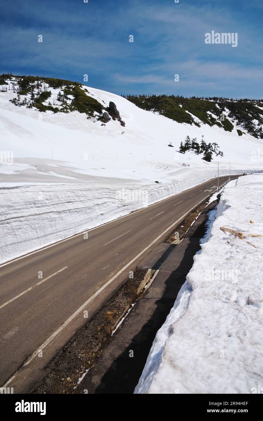 Hachimantai Aspite Line Stock Photo - Alamy