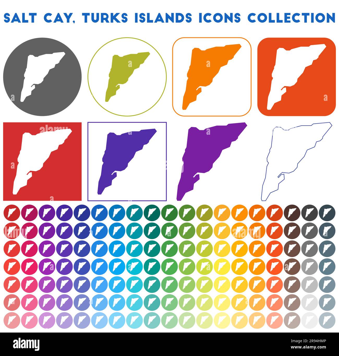 Map of salt cay hi-res stock photography and images - Alamy