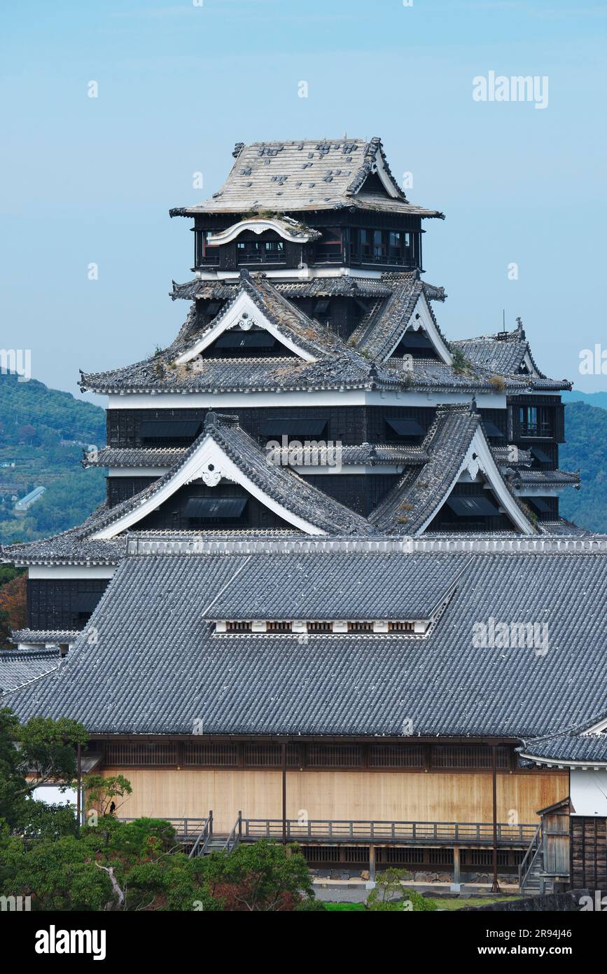 Kumamoto Castle after the Kumamoto Earthquake Stock Photo - Alamy