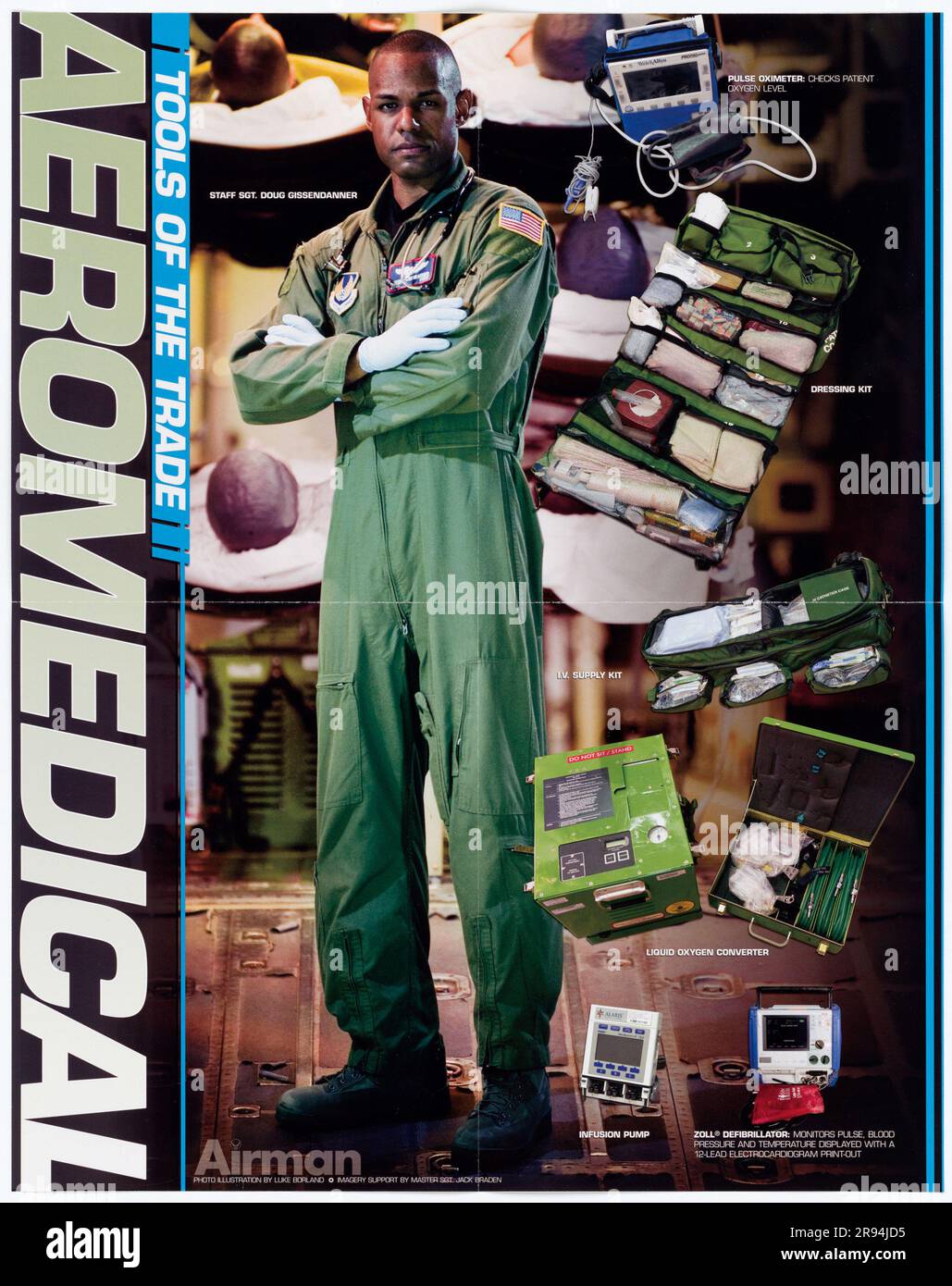 Aeromedical: Tools of the Trade Airman Magazine Posters Stock Photo - Alamy
