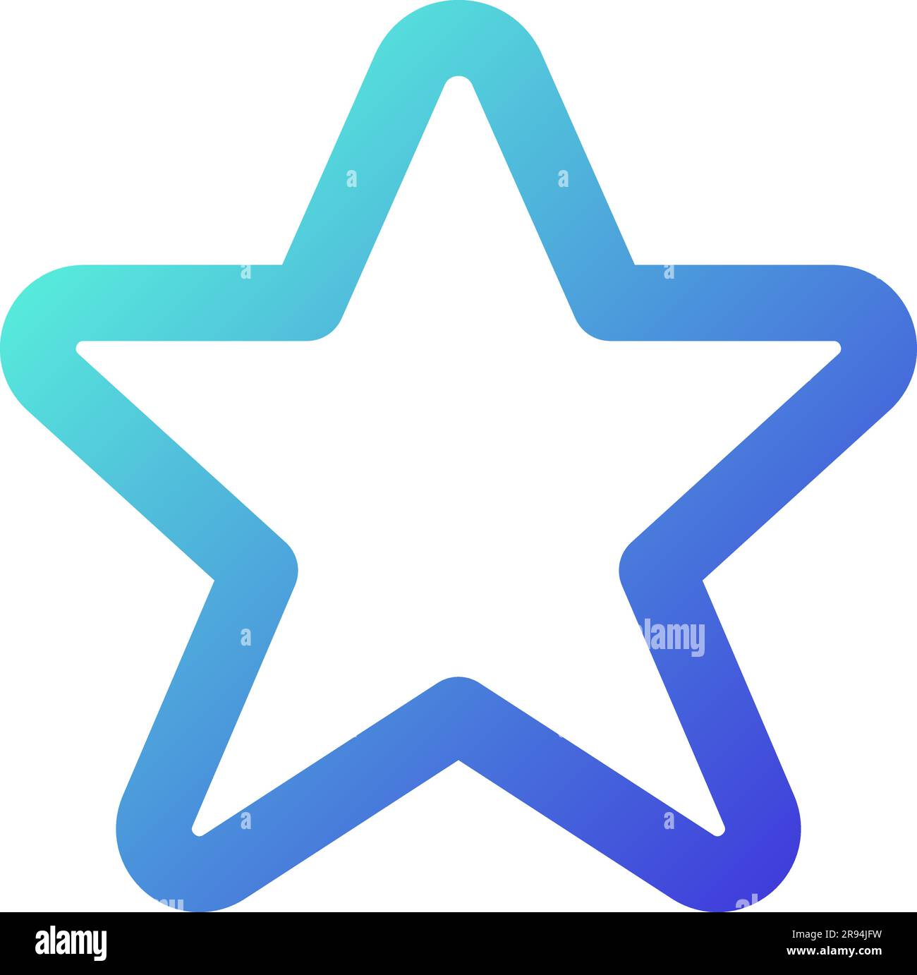 Star pixel perfect gradient linear ui icon Stock Vector Image & Art - Alamy