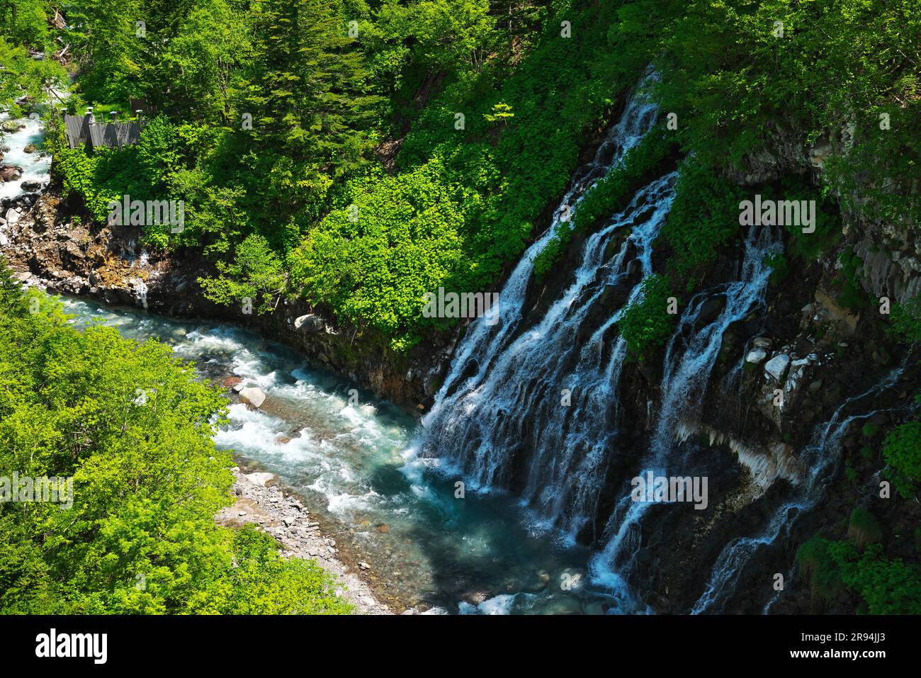 Shirahigenotaki waterfall hi-res stock photography and images - Alamy