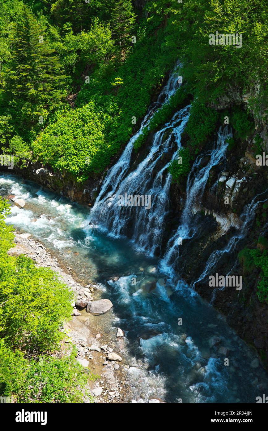 Shirahigenotaki waterfall hi-res stock photography and images - Alamy