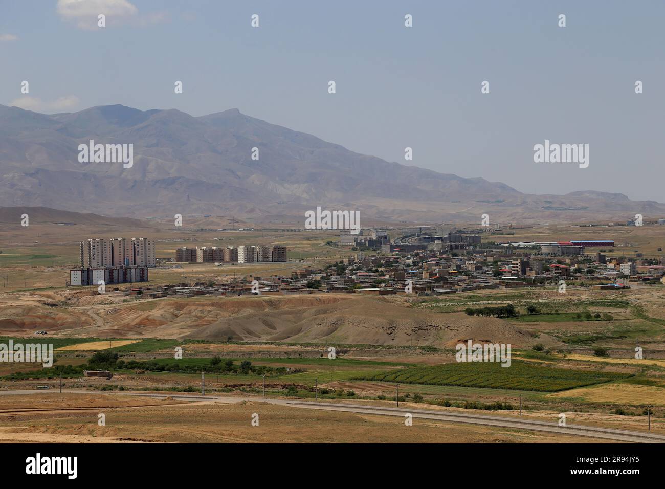 June 22, 2023, Jolfa, East Azerbaijan, Iran: A view of the Aras UNESCO ...