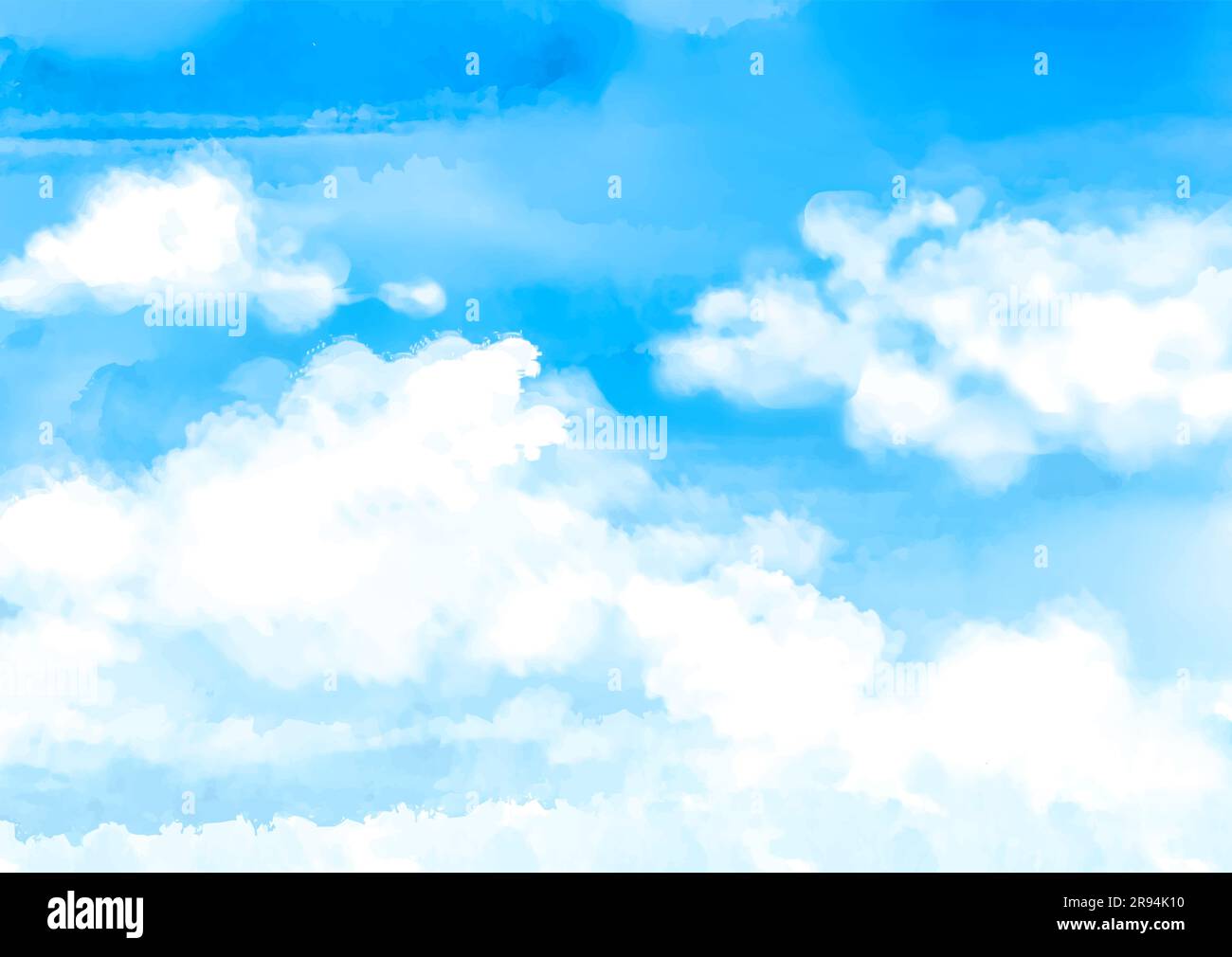Blue painted background sky Stock Vector Images - Alamy