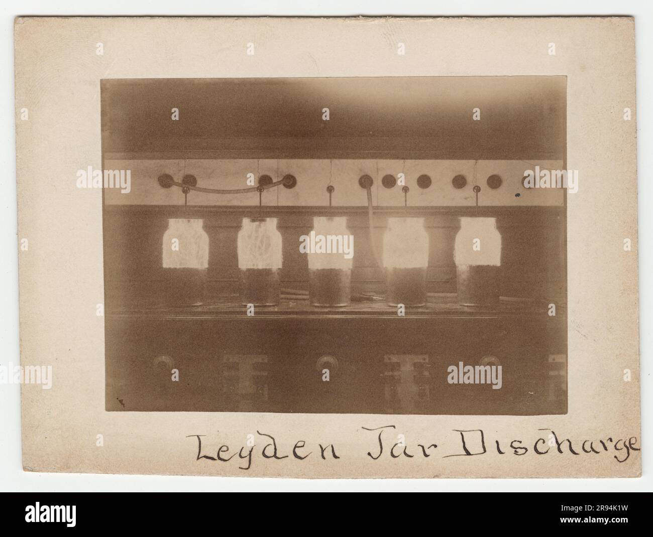 Leyden Jar Discharge Stock Photo - Alamy