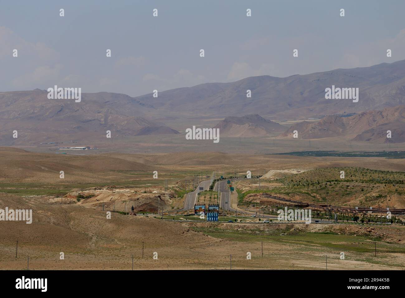 June 22, 2023, Jolfa, East Azerbaijan, Iran: A view of the Aras UNESCO ...