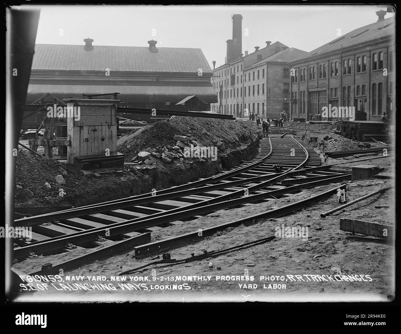 Monthly Progress Photo, Railroad Track Changes Southeast of Launching ...