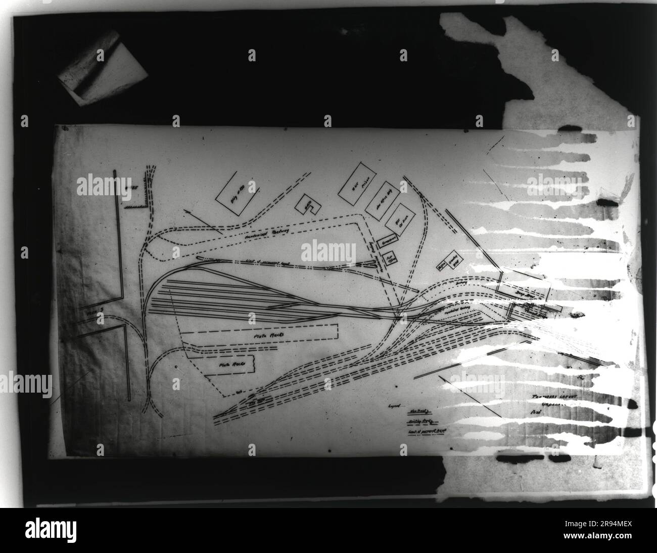 Temporary Layout, Ordnance Dock. Glass Plate Negatives of the ...