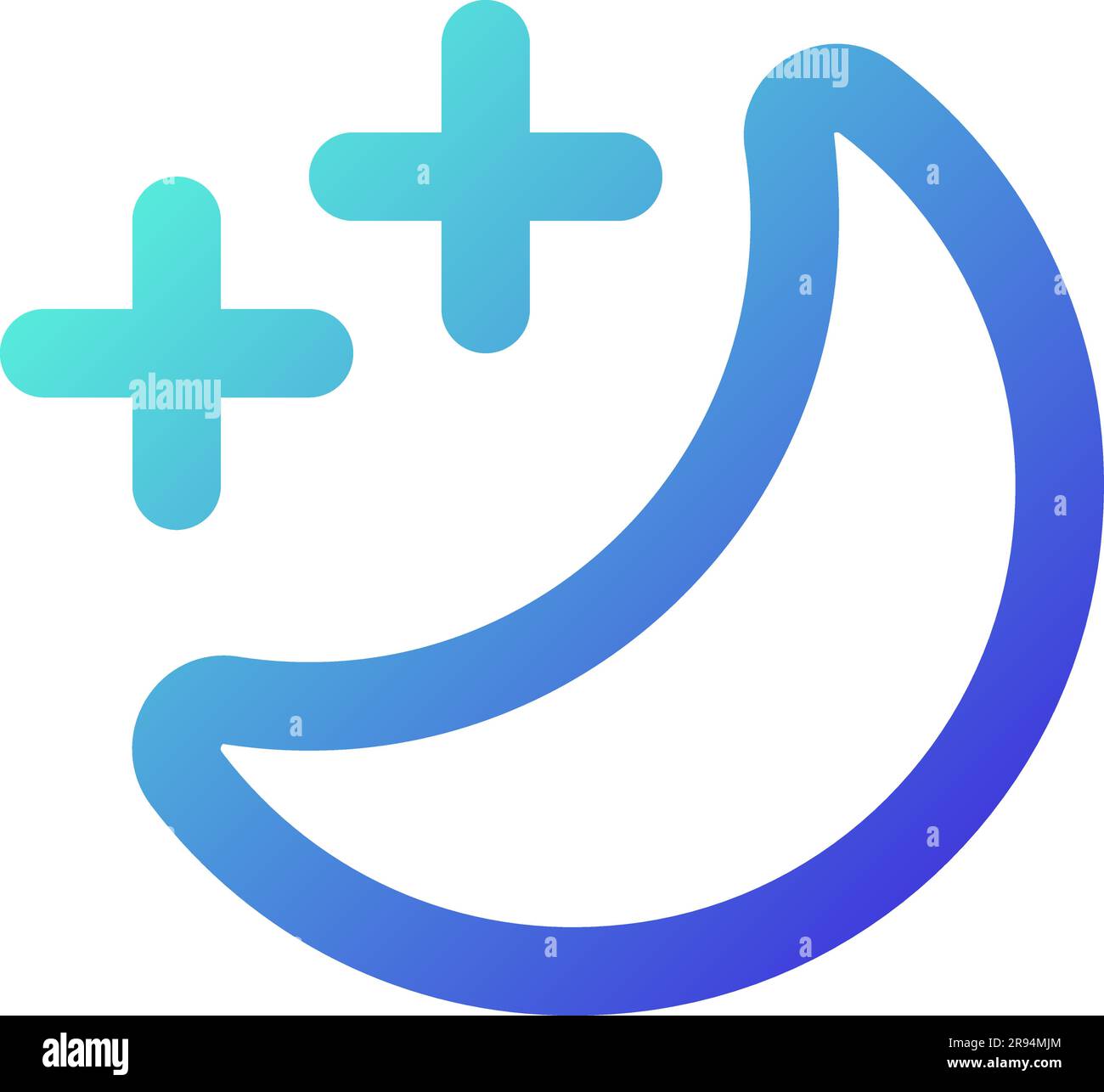 Sleep mode pixel perfect gradient linear ui icon Stock Vector Image ... Sleep mode pixel perfect gradient linear ui icon Stock Vector Image ...