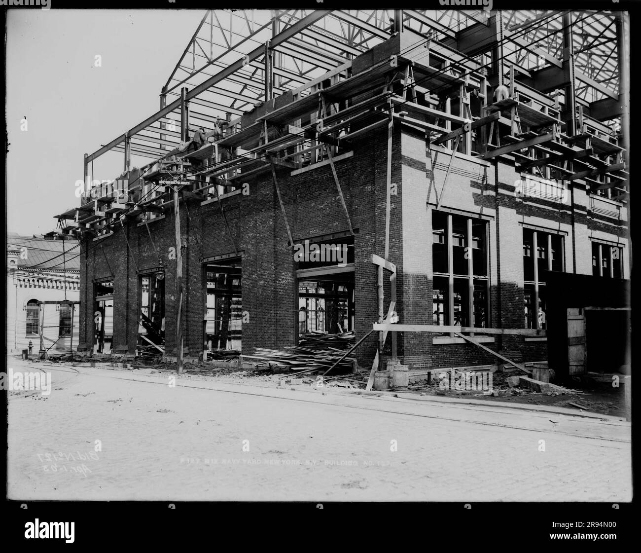 Building Number 127. Glass Plate Negatives of the Construction and ...