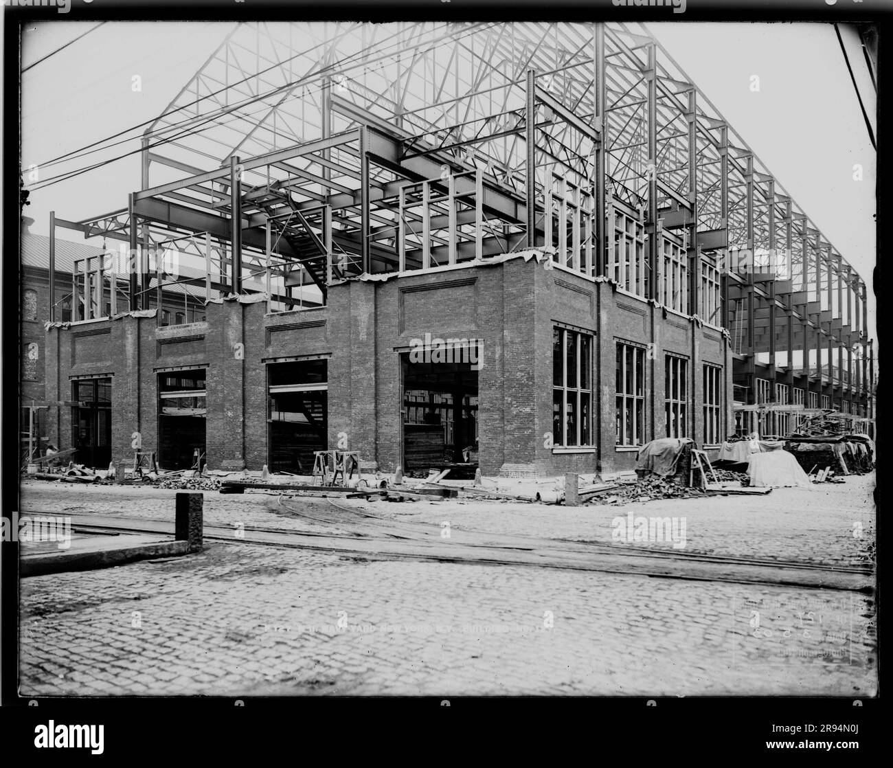 Building Number 127. Glass Plate Negatives of the Construction and ...