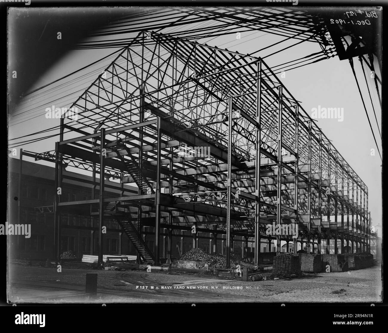 Building Number 127. Glass Plate Negatives of the Construction and ...