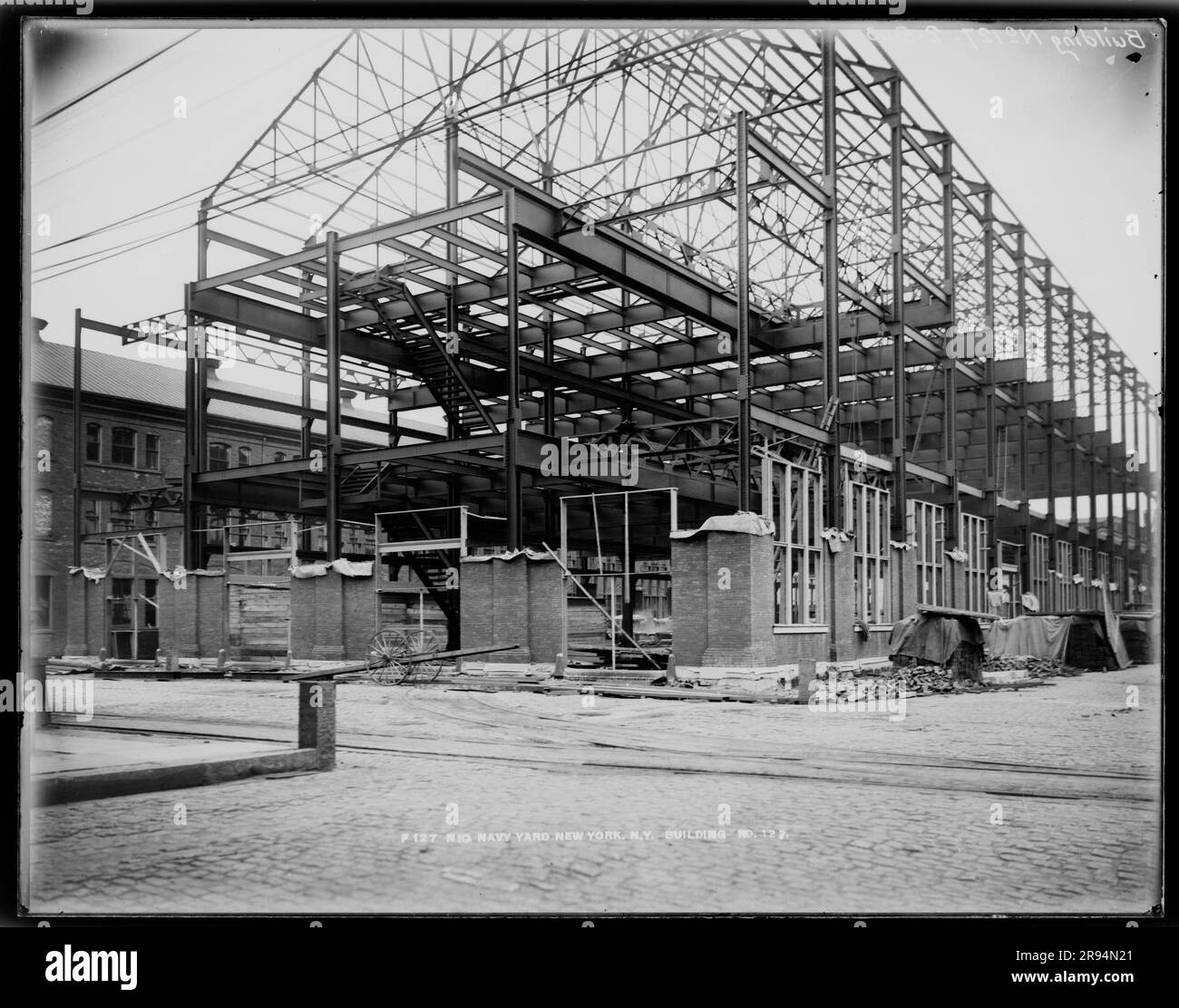 Building Number 127. Glass Plate Negatives of the Construction and ...