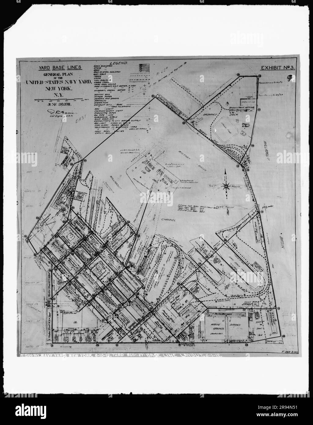 Survey - Base Line Layout, 6-1-1912. Glass Plate Negatives of the ...