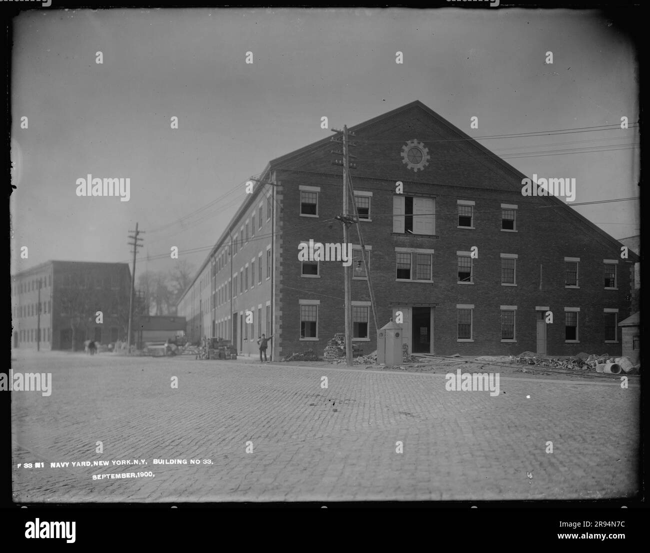 Building Number 33. Glass Plate Negatives of the Construction and ...