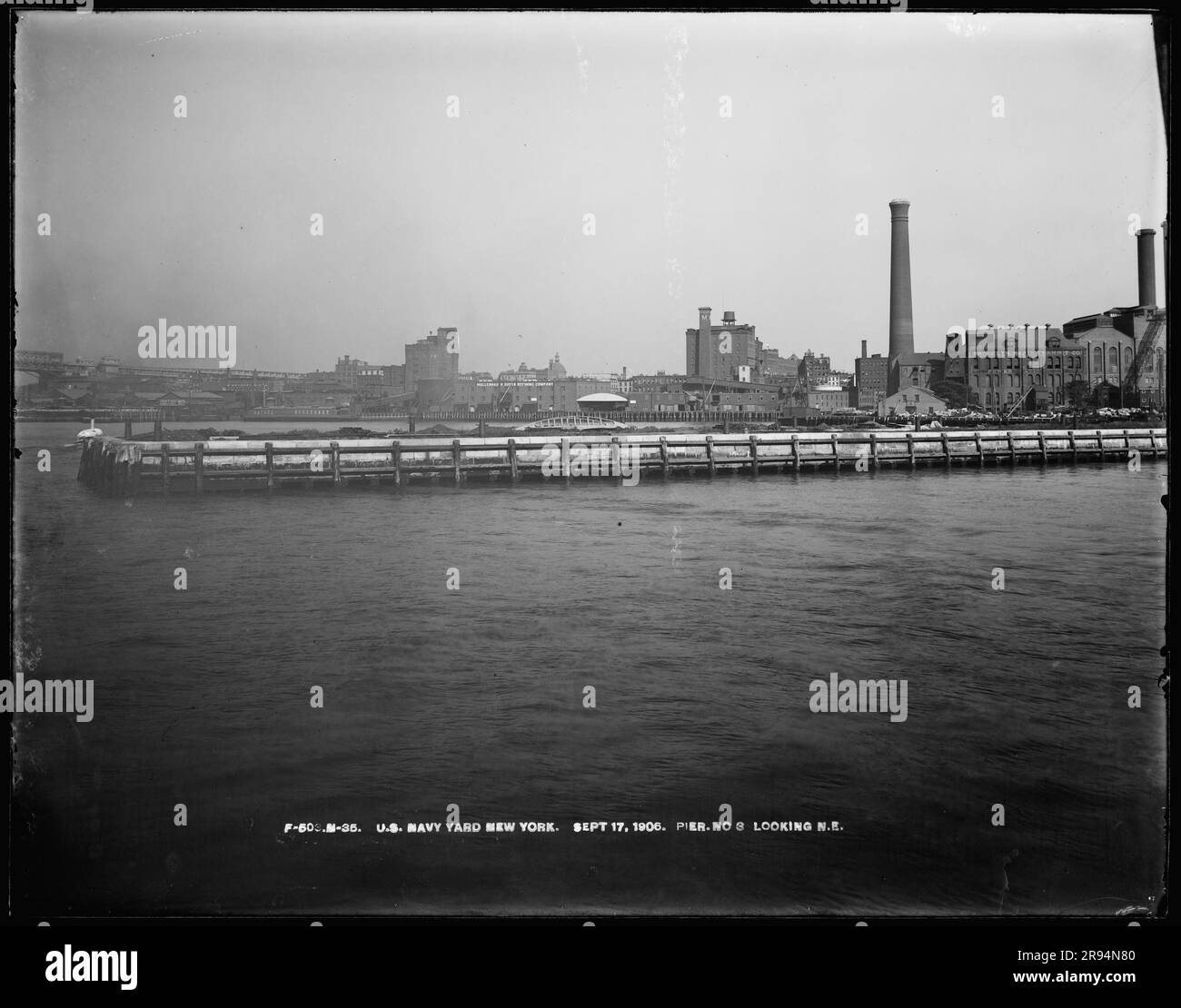 Pier Number 3, Looking Northeast. Glass Plate Negatives of the ...