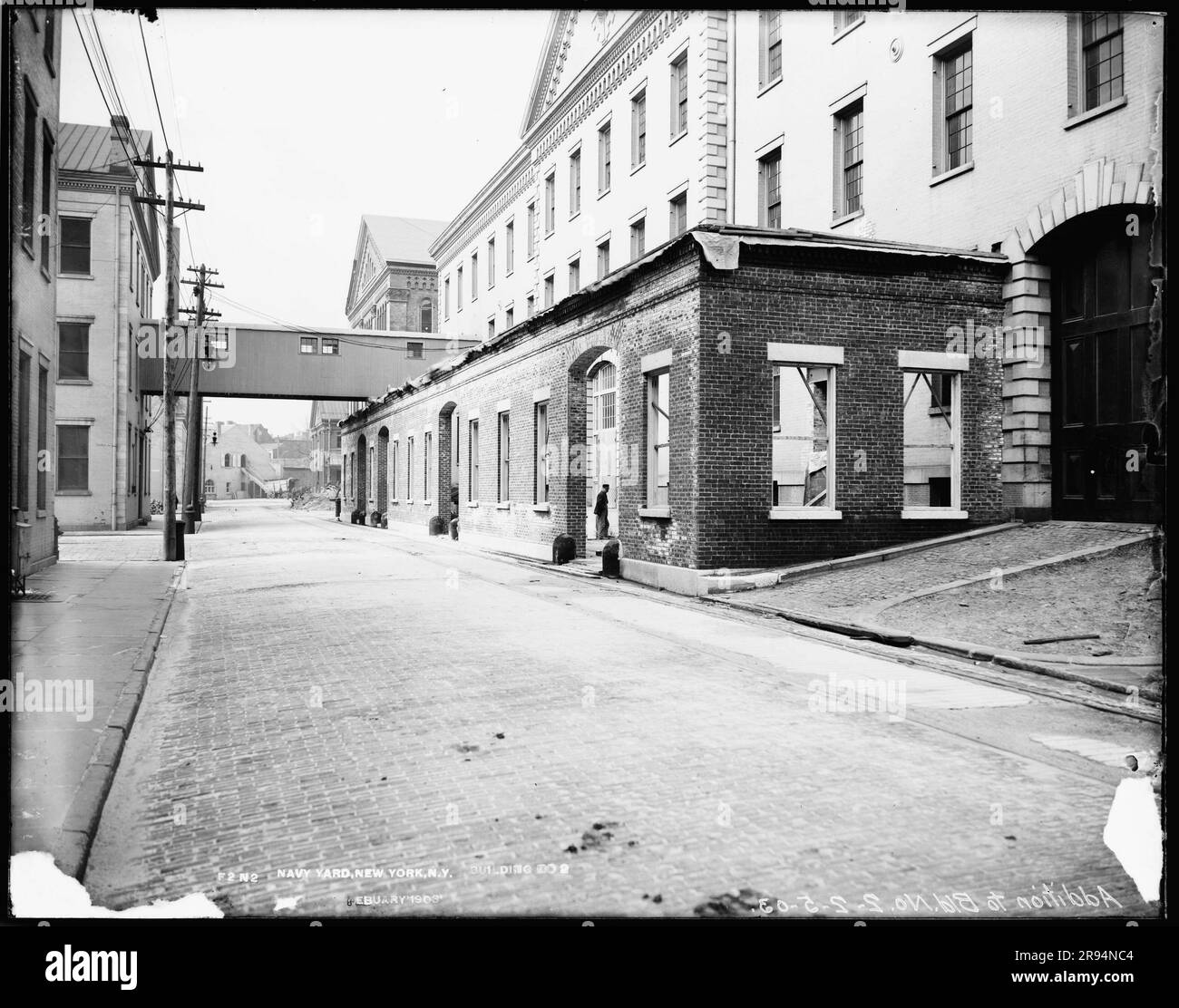 Building Number 2. Glass Plate Negatives of the Construction and Repair ...